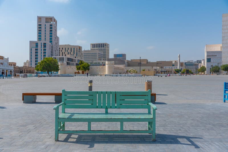 Al Koot Fort at Doha, Qatar Stock Image - Image of fortification ...
