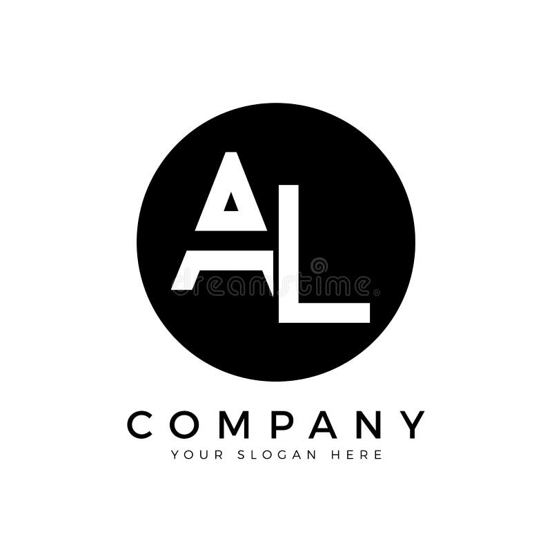 AL Logo Design Business Typography Vector Template. Creative Linked ...