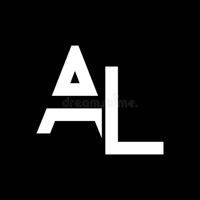 AL Logo Design Business Typography Vector Template. Creative Linked ...