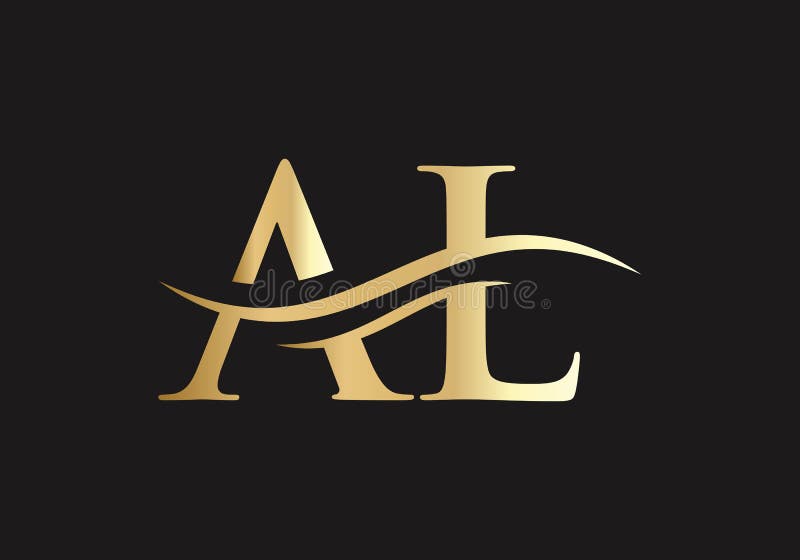 AL Logo. Monogram Letter AL Logo Design Vector Stock Vector ...