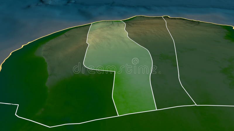 Al Marj, Libya - Highlighted. Physical Stock Illustration ...