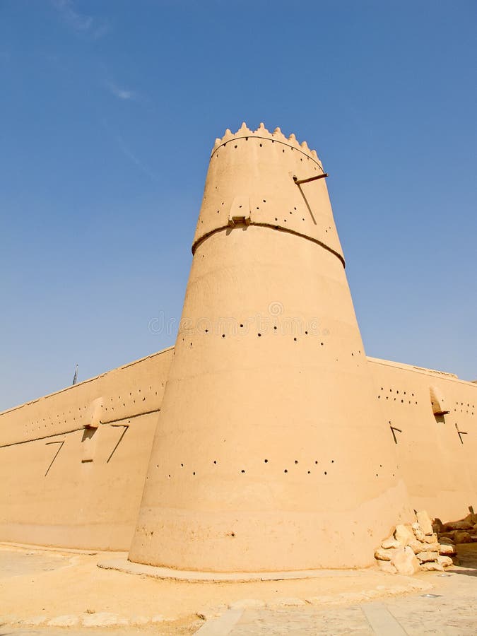 Al Masmak fort stock image. Image of castle, 19th, arabia - 27872727