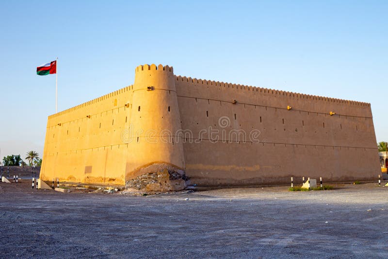 Al Mintarib Castle - Fort in Sultanate of Oman Stock Photo - Image of ...