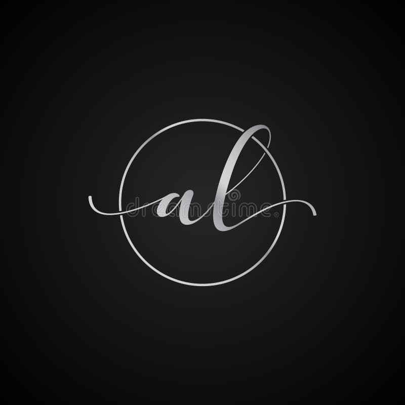 AL Modern Unique Initial Letter Elegant Logo Template Vector Creative ...