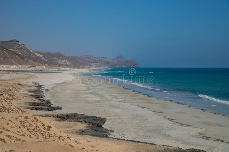 Al Mughsail Beach, Salalah, Oman Stock Image - Image of sand, arabia ...
