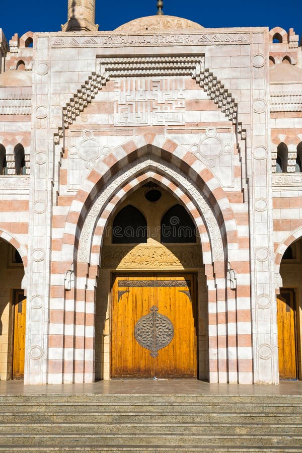 Al Mustafa Mosque in Sharm El Sheikh Stock Photo - Image of religion ...