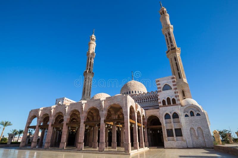 Al Mustafa Mosque in Sharm El Sheikh Stock Photo - Image of tourism ...