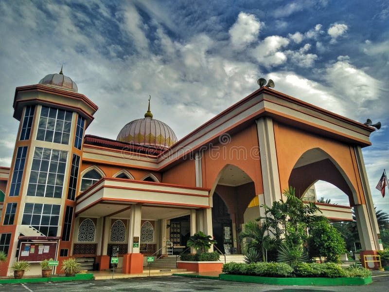 Al-Muttaqin Mosque in Jitra, Kedah, Malaysia Stock Image - Image of ...