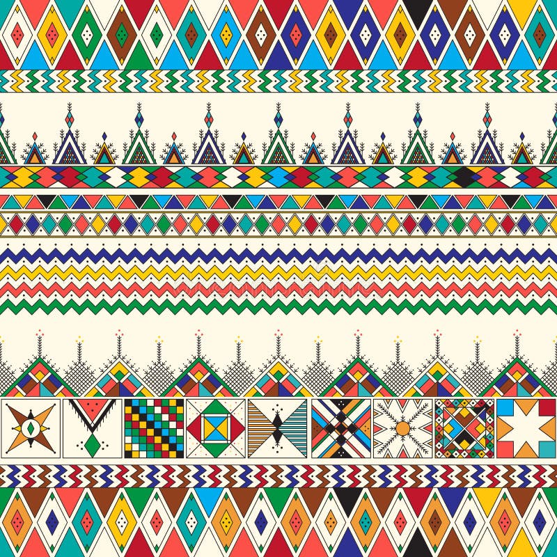 Al-Qatt Al-Asiri Pattern 18 Stock Vector - Illustration of qatt ...