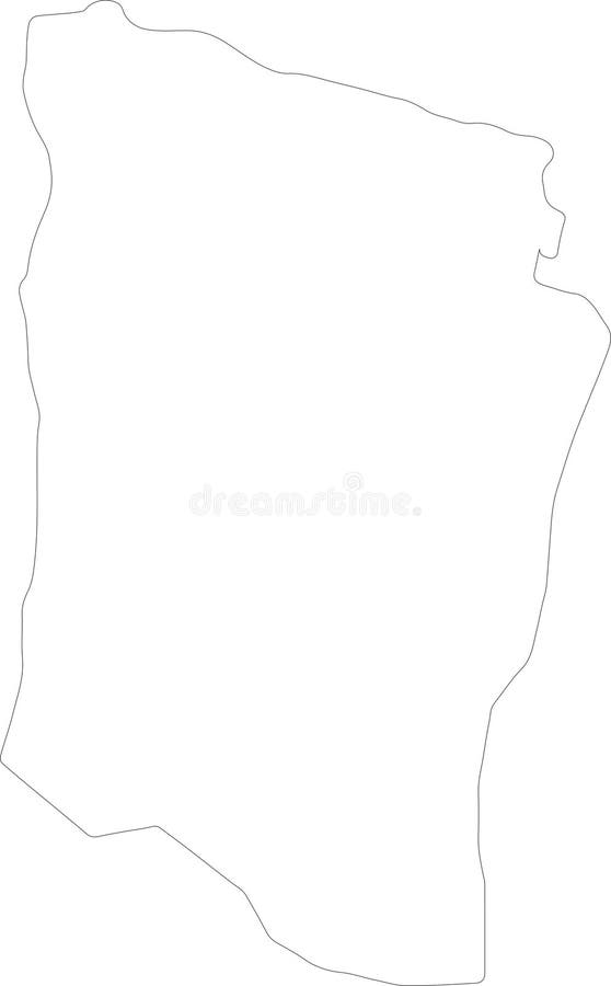Al Qubbah Libya Outline Map Stock Vector - Illustration of area, libya ...