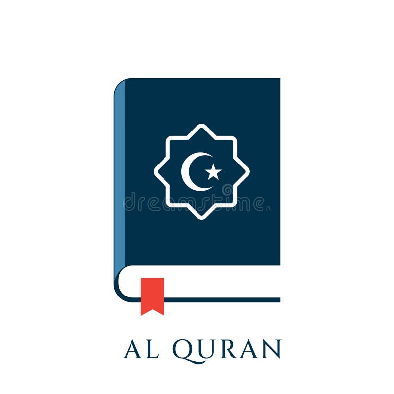 Al Quran Icon Vector Illustration. Islamic Book Quran Vector Icon ...