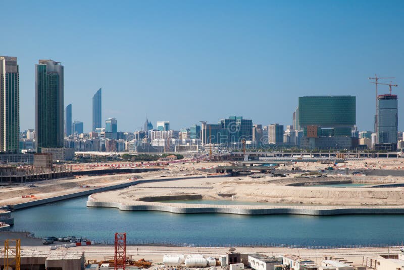 Al Reem Island Abu Dhabi stock image. Image of modern - 38840231
