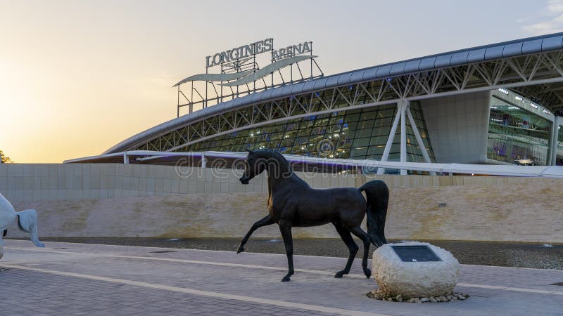 Al Shaqab Longines Arena in Qatar Editorial Photography - Image of ...
