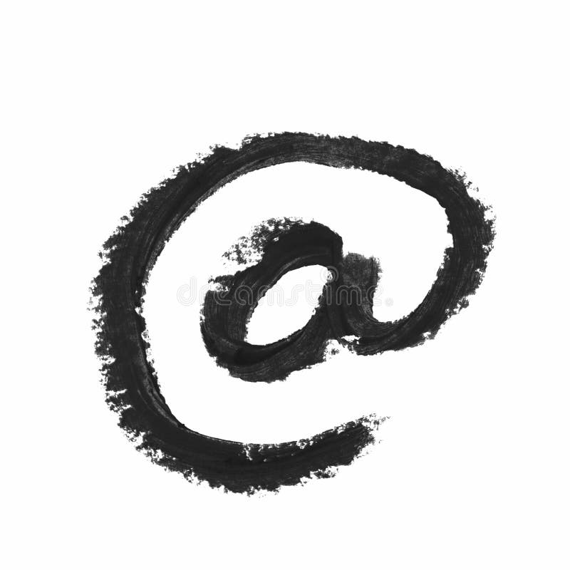 Al Simbolo Di Internet Del Segno Isolato Fotografia Stock - Immagine di ...