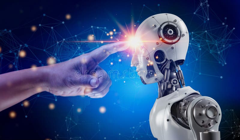 Al Technology Concept, Concept of Using Artificial Intelligence To ...