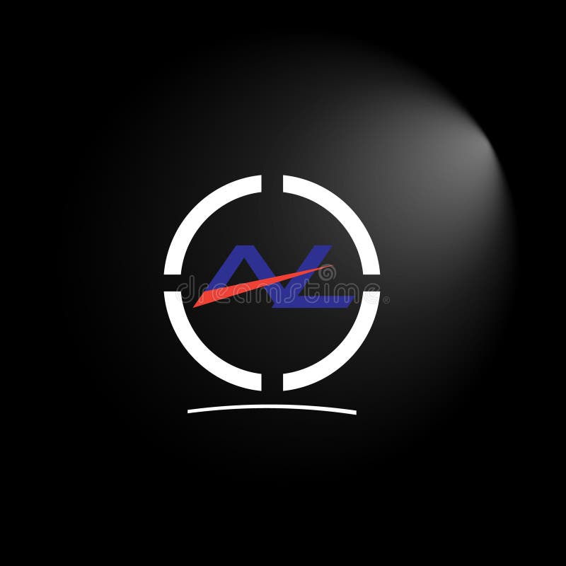 AL Text Logo Design Vector stock vector. Illustration of label - 260845674