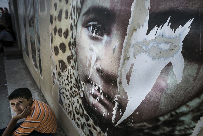 Al Zaatari refugee camp editorial photo. Image of unhcr - 56394036