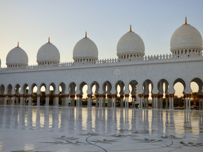 Al Zayed Mosque - Abu Dhabi Stock Image - Image of arches, zayed: 86575007