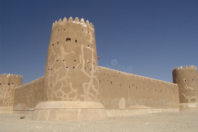 Al Zubara Fort Az Zubarah Fort, Historic Qatari Fortress, Qatar. Middle ...