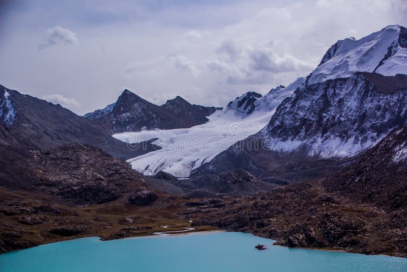 Ala Kol Lake - Kirgiz Nature Stock Photo - Image of central, lone: 79919564
