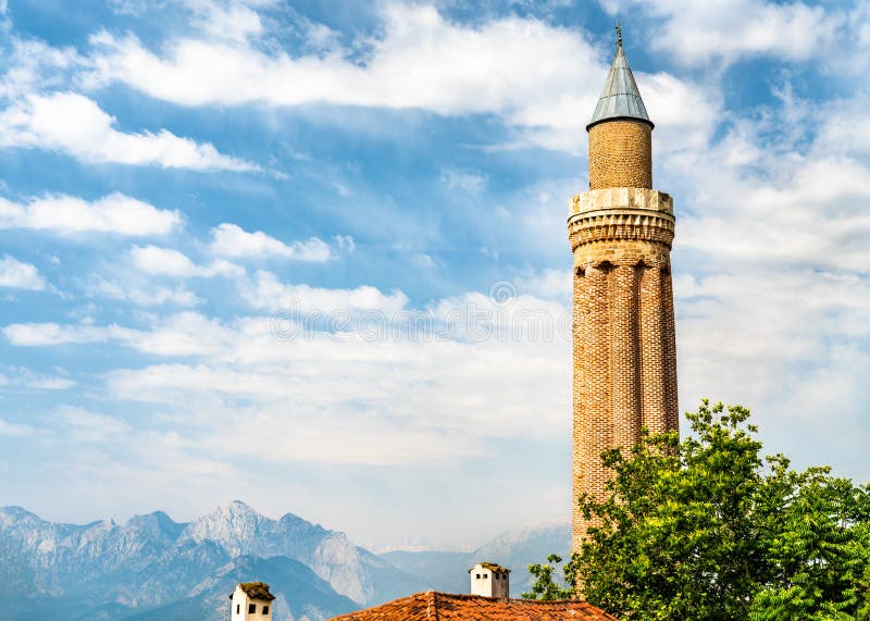 Alaaddin Mosque in Antalya, Turkey Stock Photo - Image of architecture ...