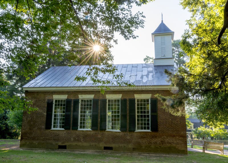 Alabama Church Made from Bricks Stock Image - Image of antique ...