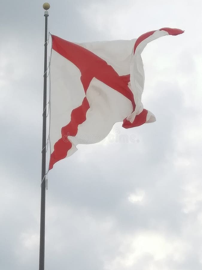 Alabama Flag stock photo. Image of symbol, alabama, state - 150361938