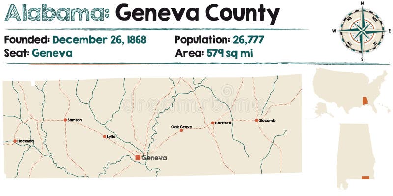Geneva County, Alabama Counties in Alabama, United States of America ...