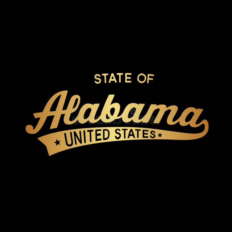 Alabama Lettering Design. Alabama, United States, Typography Design ...