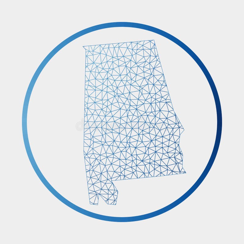 Alabama round logo. stock vector. Illustration of north - 214891086