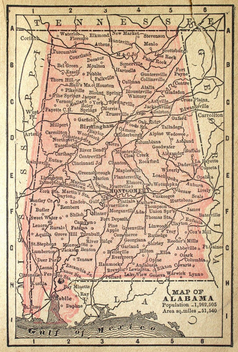 396 Map Of Alabama W Stock Photos - Free & Royalty-Free Stock Photos ...