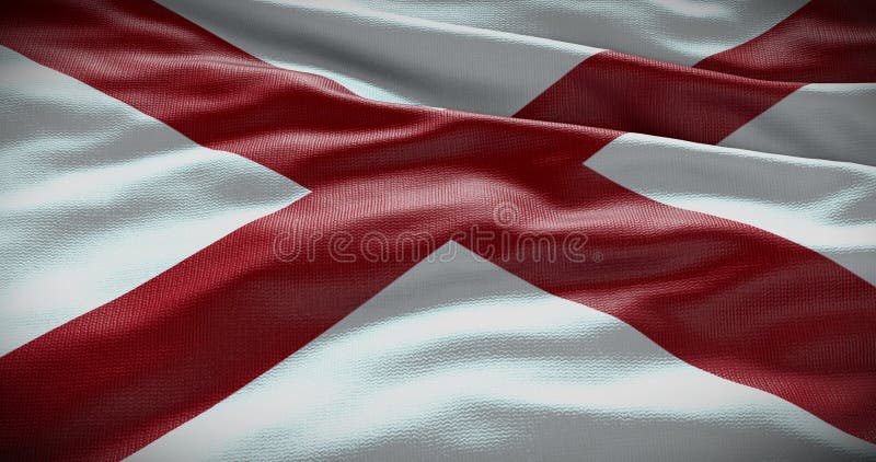 Alabama State Flag Background Illustration, USA Symbol Backdrop Stock ...