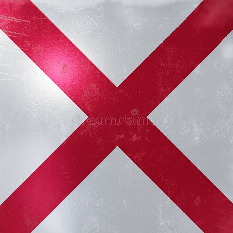 Alabama State flag icon stock illustration. Illustration of country ...
