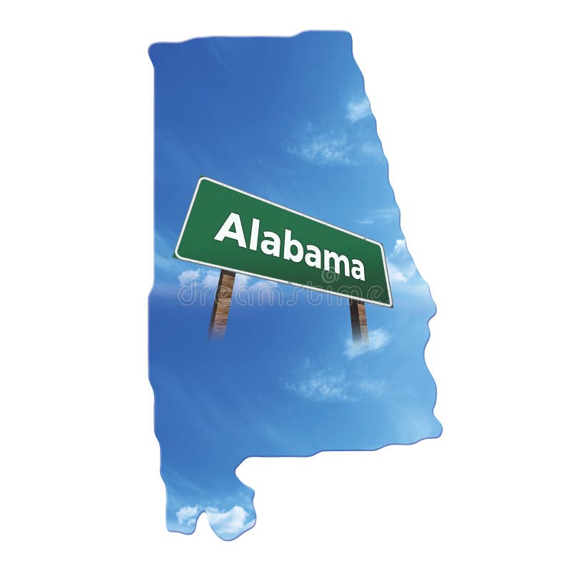 Alabama State Map by Counties Stock Vector - Illustration of travel ...