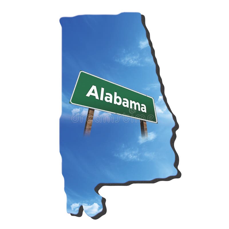 Alabama State stock illustration. Illustration of blue - 87579246
