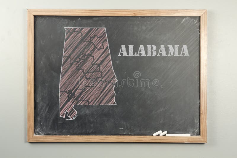 Alabama State stock image. Image of country, chalk, class - 56567037