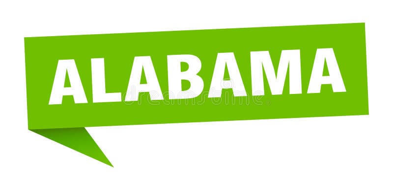 Alabama Sticker. Alabama Signpost Pointer Sign Stock Vector ...