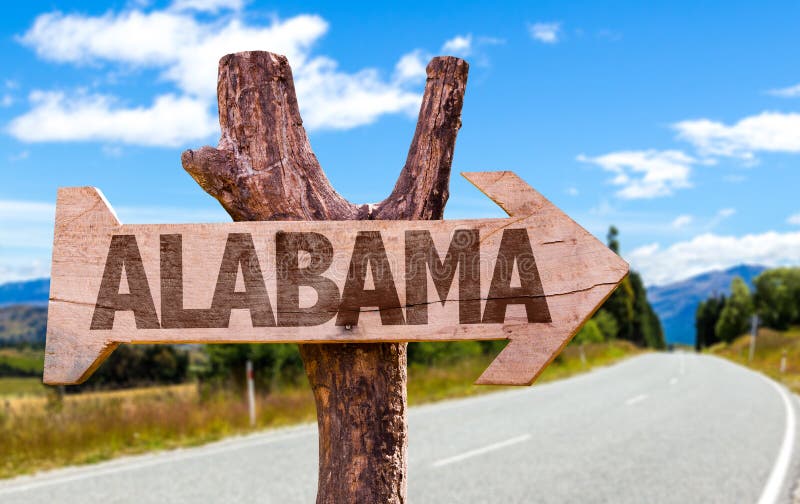 Entering Sweet Home Alabama Road Highway Welcome Sign Stock Image ...