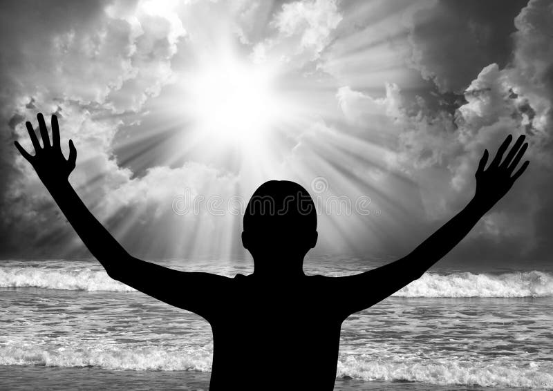 Alabanza foto de archivo. Imagen de cielo, vivo, felicidad - 42387646