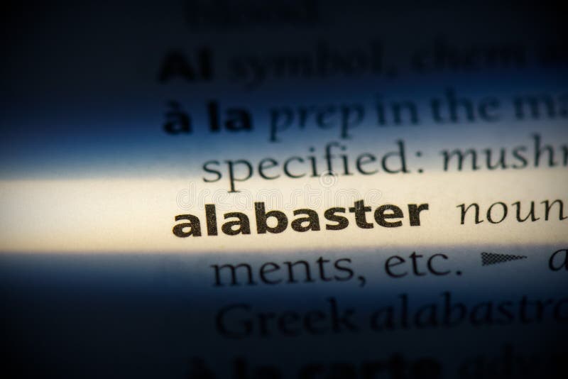 Alabaster stock photo. Image of macro, dictionary, highlight - 161577274