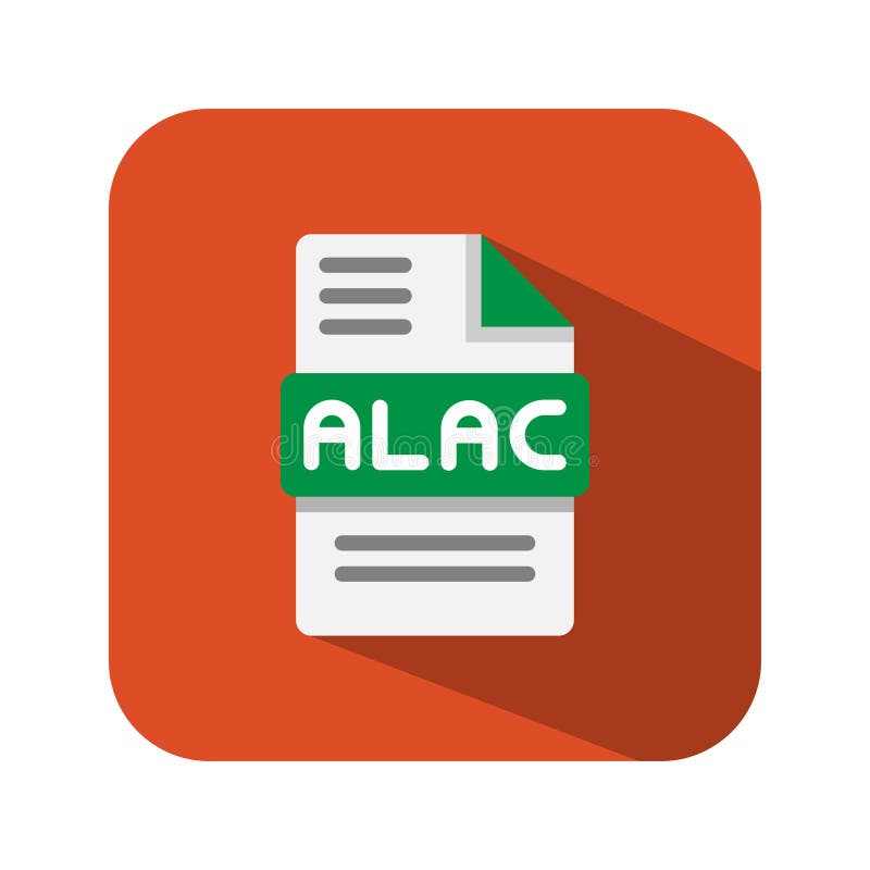 Alac File Document Format Audio Icons. Extension Files Type Icon ...