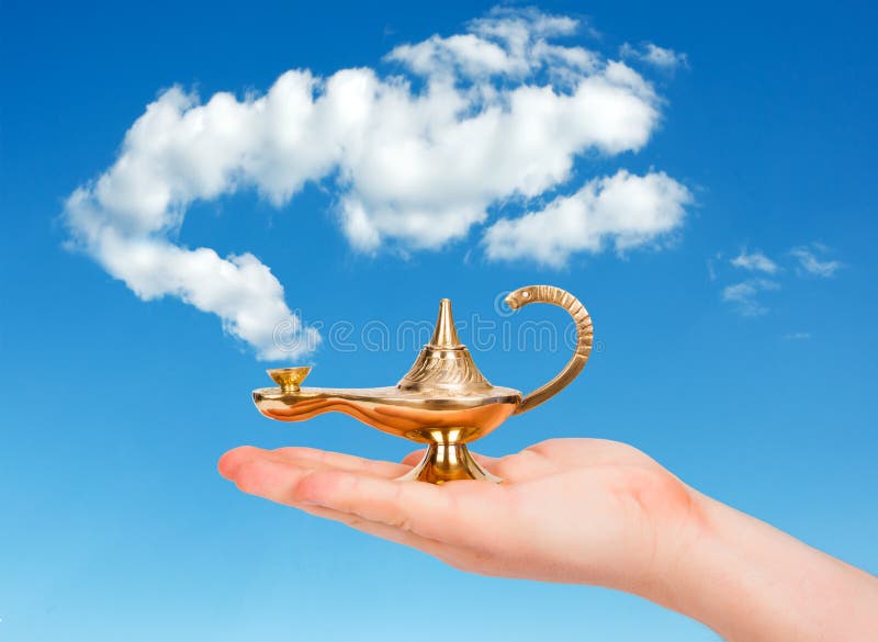Aladdin s lamp 1 stock image. Image of fire, flame, adventure - 30869