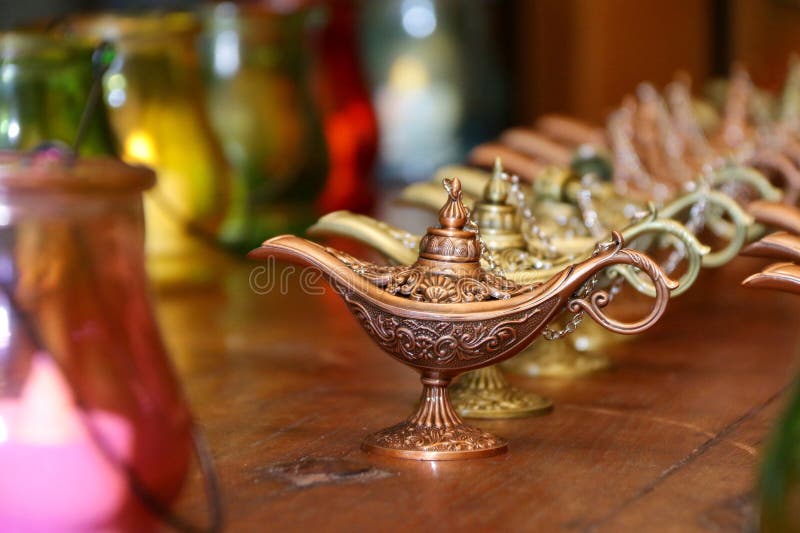 Aladdin lamp 1 stock photo. Image of lamps, magical - 292116490