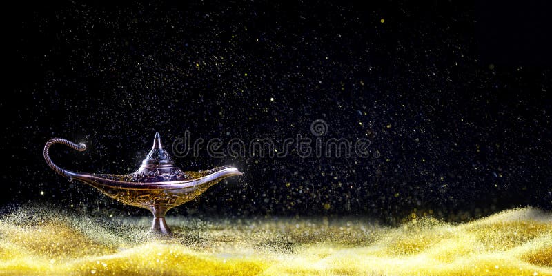 Aladdin Lamp Wallpaper