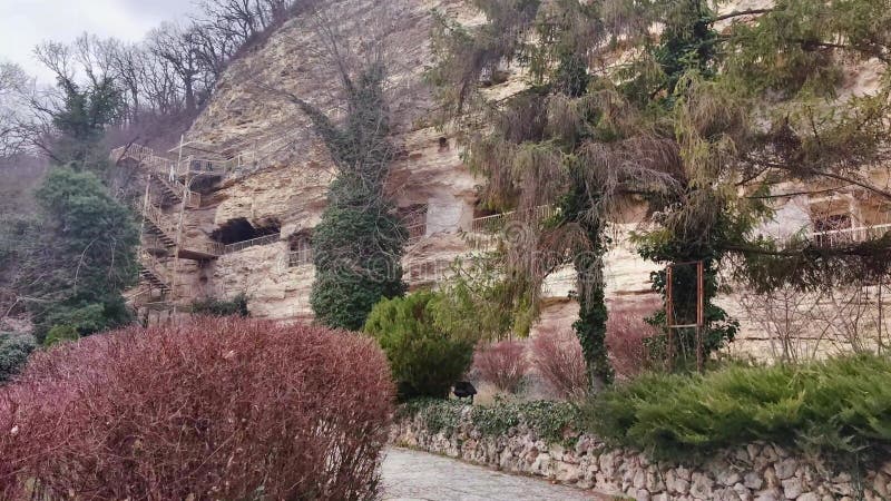 , Aladzha Monastery Medieval Orthodox Christian Cave Monastery Stock ...