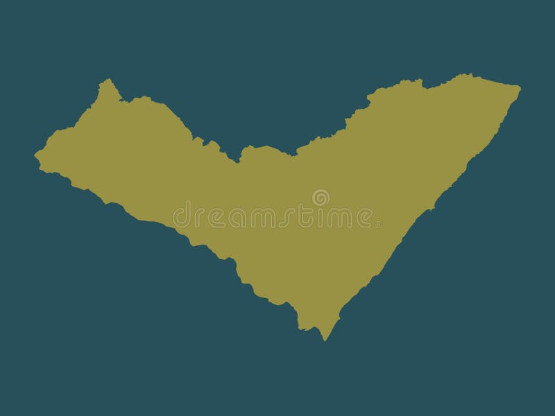 Alagoas, Brazil. Solid. No Legend Stock Illustration - Illustration of ...