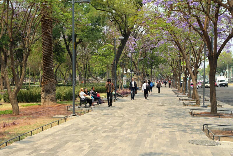 Alameda Central Park in Mexico City. Stock Image - Image of trees, city ... Alameda Central Park in Mexico City. Stock Image - Image of trees, city ...