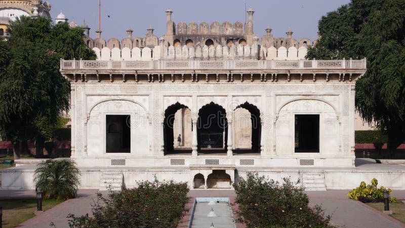 The Alamgiri Gate stock photo. Image of lotus, semi, circular - 7494208