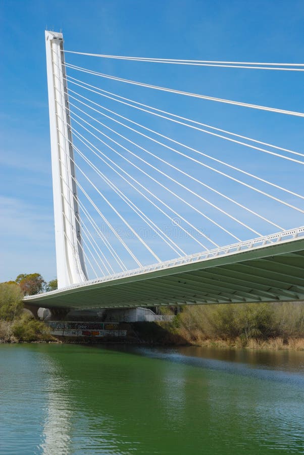 Alamillo Bridge in Seville, Spain Editorial Photography - Image of ...