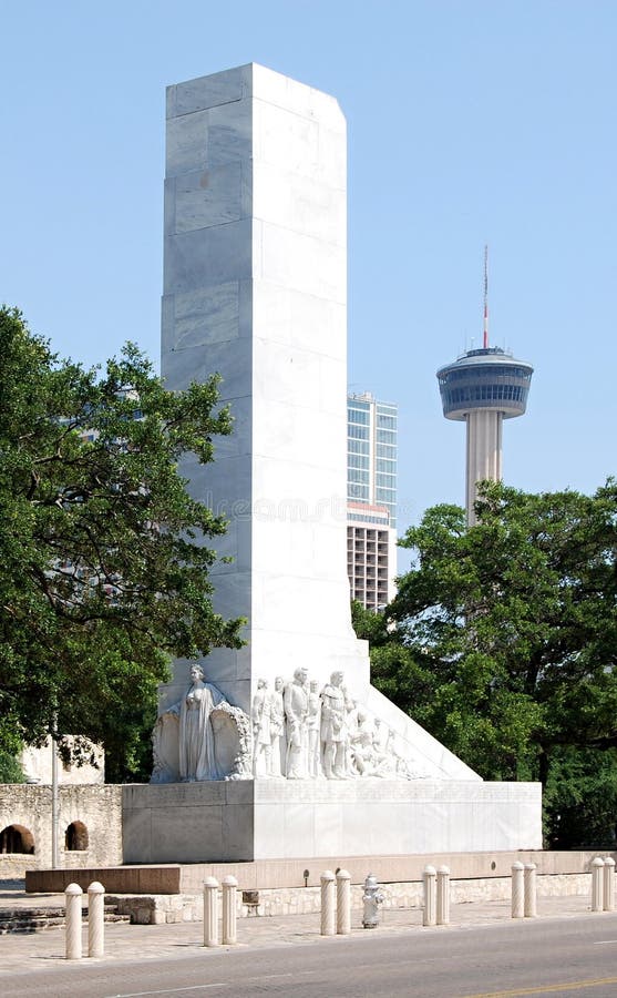 Alamo Monument in San Antonio, Texas Stock Photo - Image of texas ...